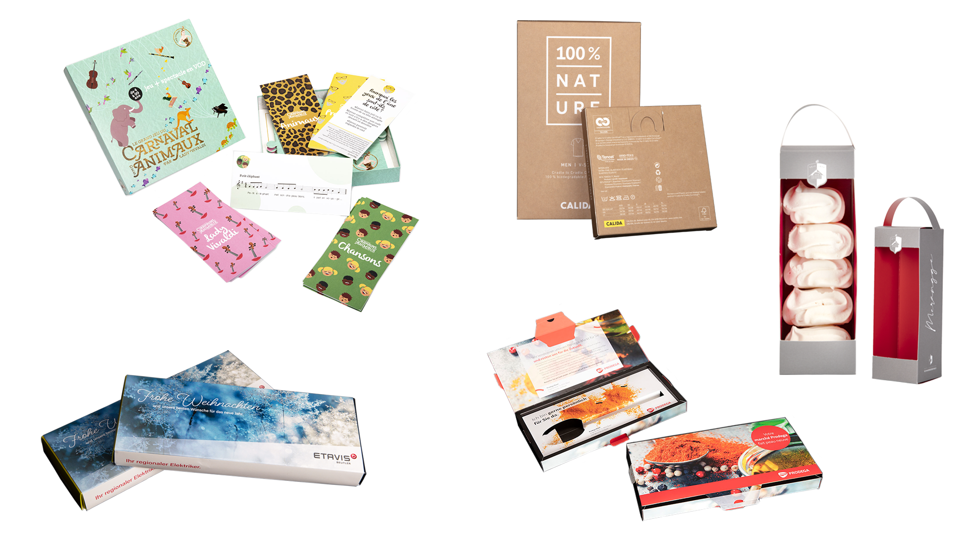 Verpackungen drucken, stanzen und kleben - alles aus einer Hand